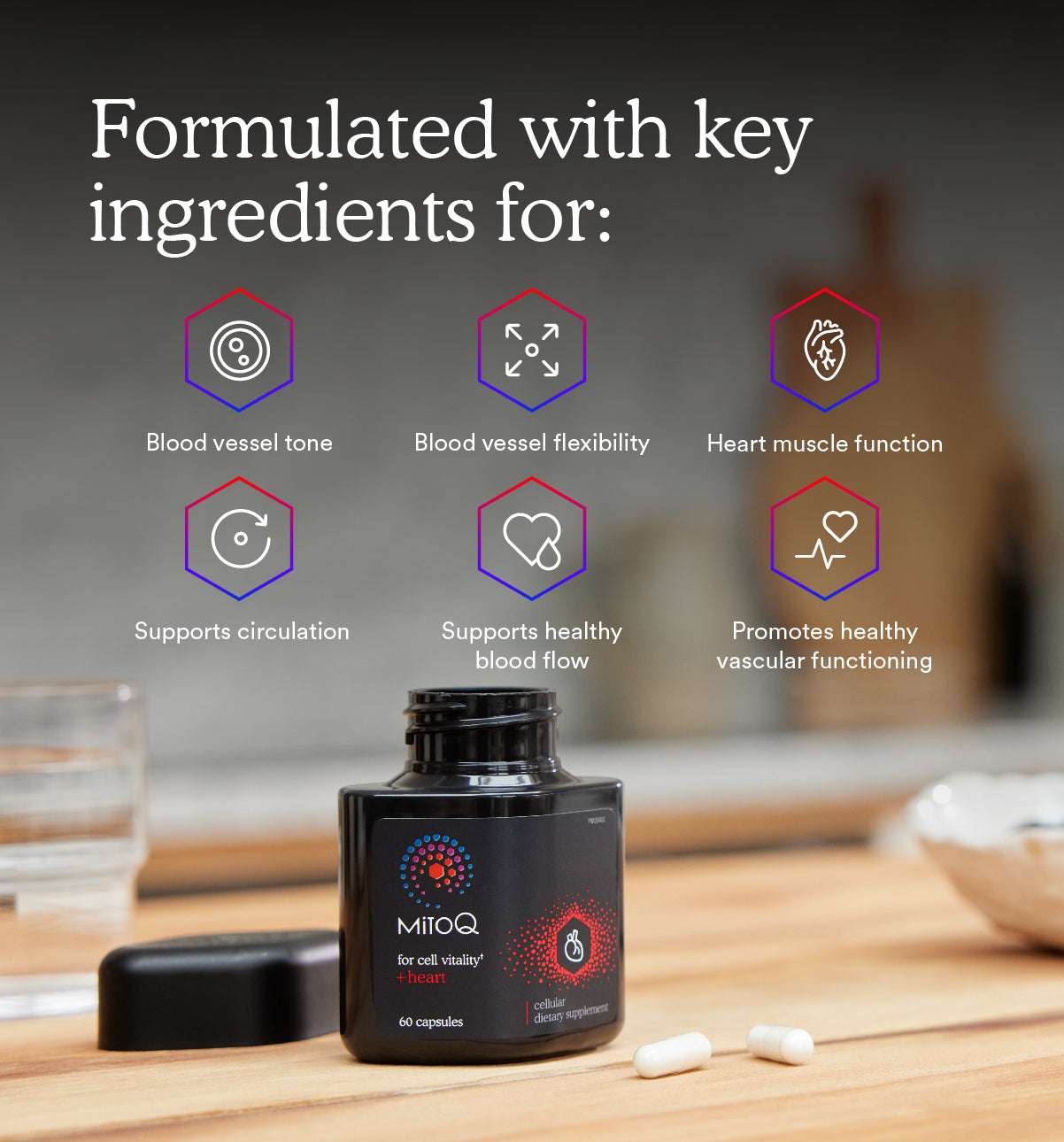 MitoQ Heart: Cardiovascular and Heart Health capsules, 60ct – MitoQ Ltd